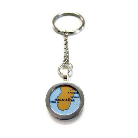 Kiola Designs | Accessories | Madagascar Map Keychain | Poshmark